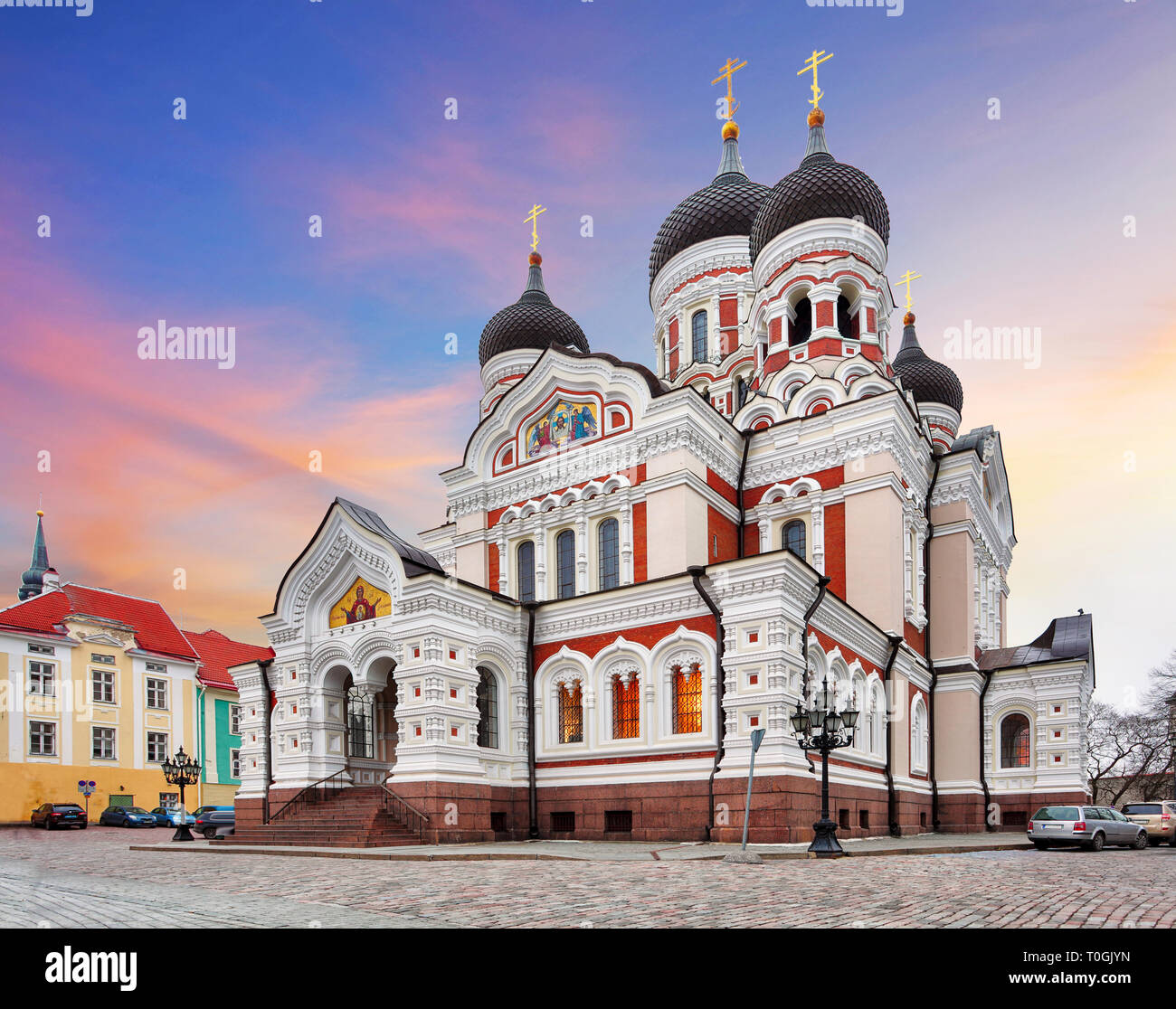 Tallinn, Alexander Nevsky Cathedral, Estonia Stock Photo - Alamy