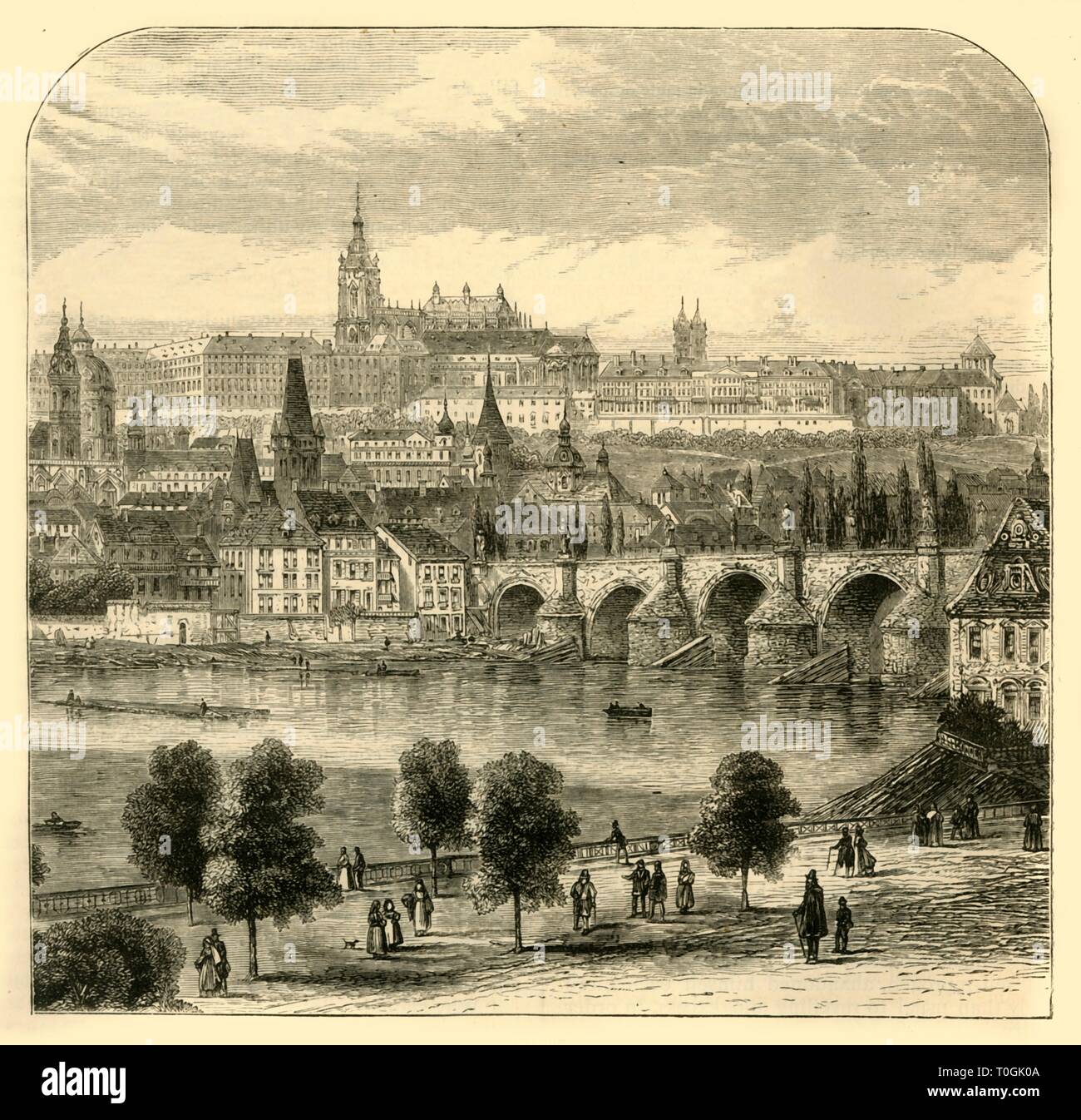 'Prague', 1881. Creator: Unknown Stock Photo - Alamy