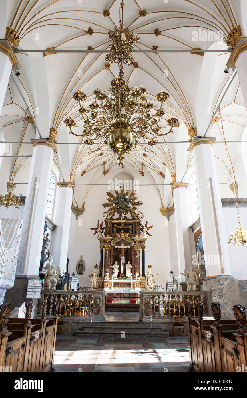 Denmark, Copenaghen, Trinitatis Kirke Stock Photo - Alamy