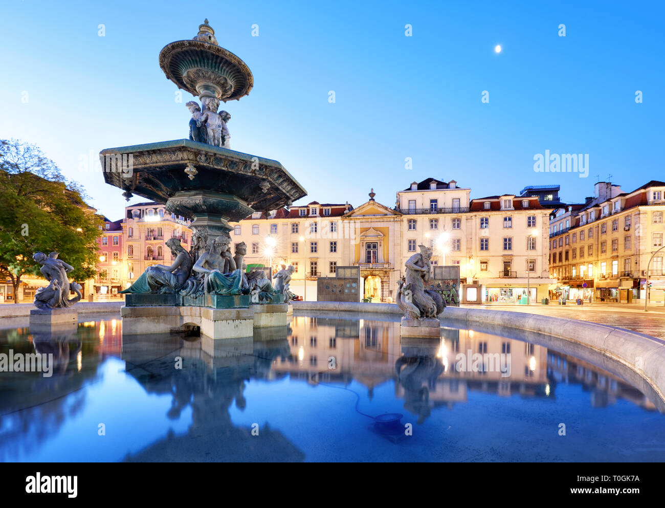 Rossio water hi-res stock photography and images - Alamy