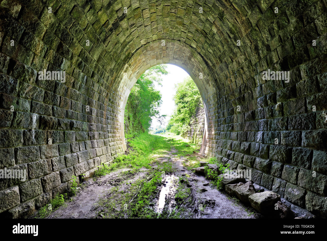 Brick tunnel hi-res stock photography and images - Alamy