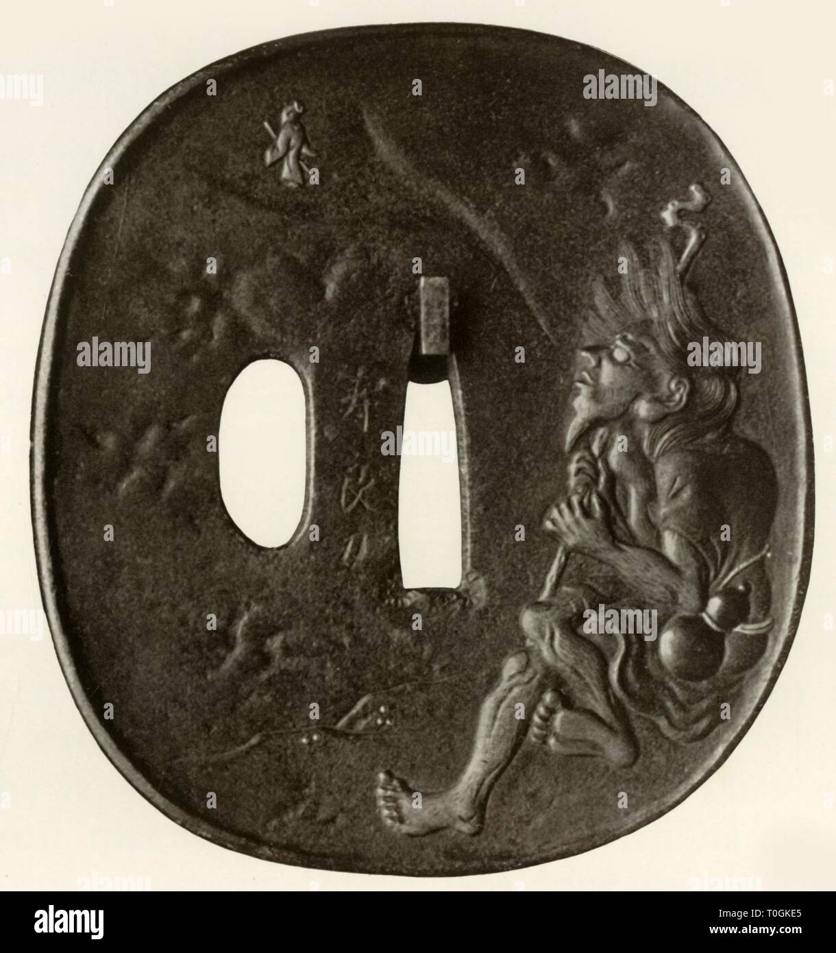 'A Sennin', c1780-1860, (1910). Creator: Onitake Toshiyoshi Stock Photo ...