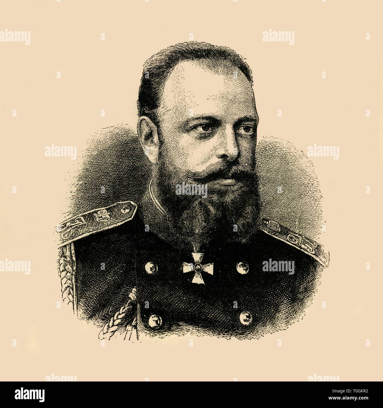 'The Emperor Alexander III', 1881. Creator: Unknown Stock Photo - Alamy