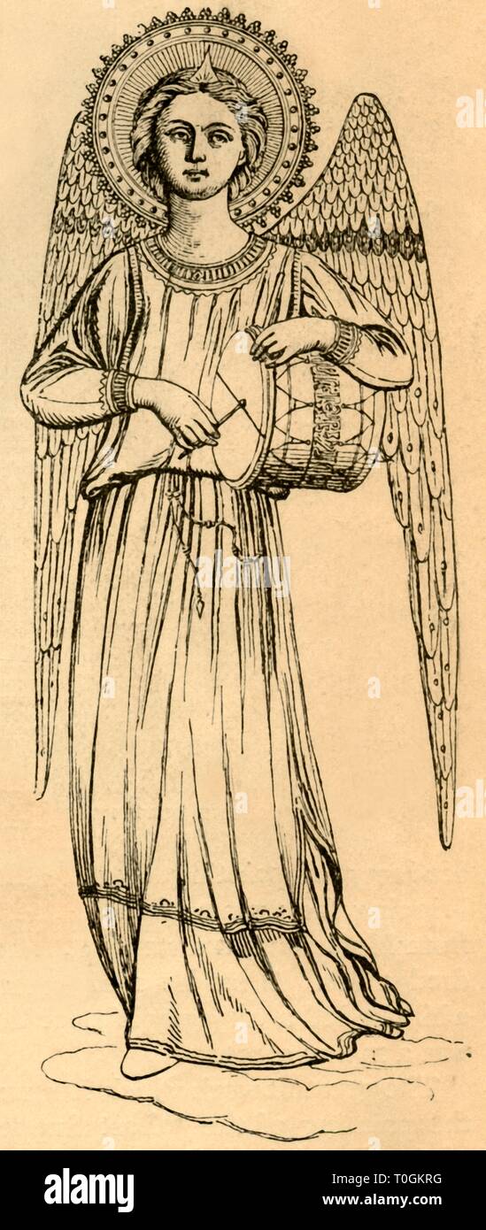 'Outline Copy of an Angel Painted by Fra Angelico', 1881. Creator ...