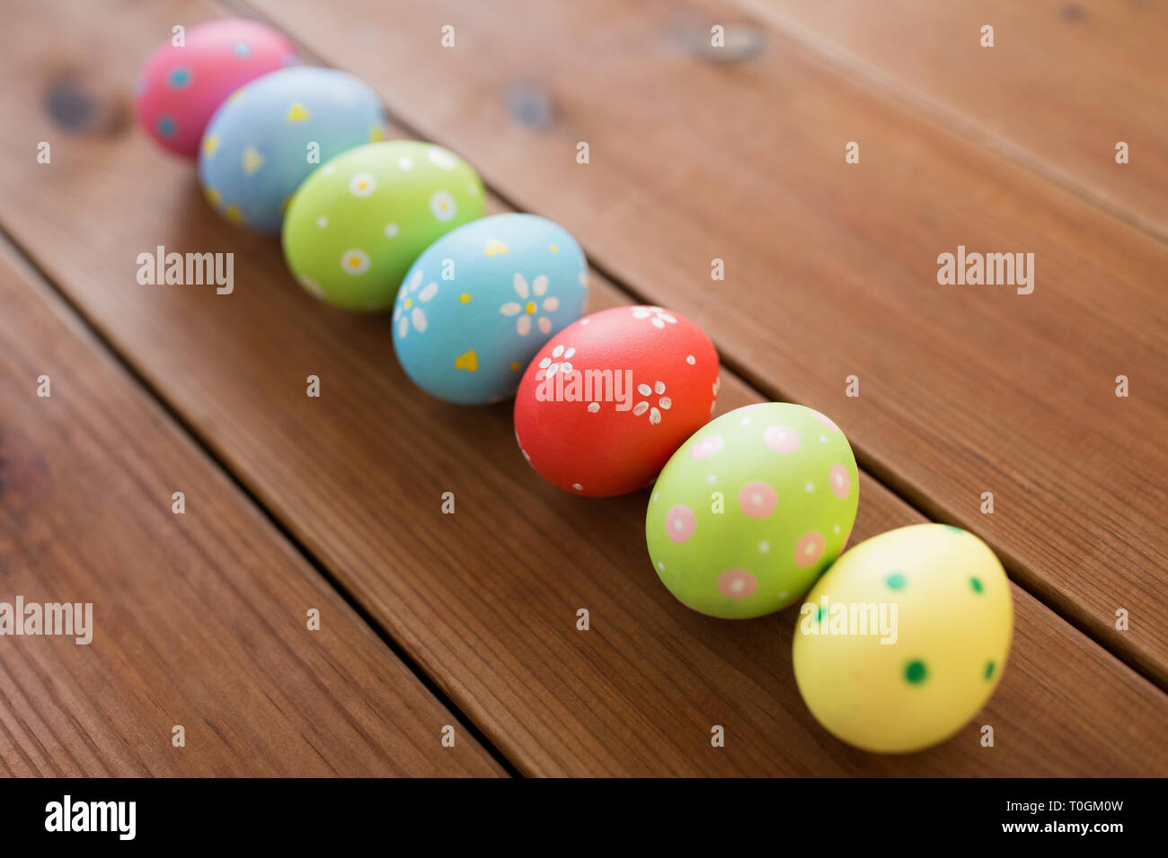 Row colored eggs on hi-res stock photography and images - Alamy