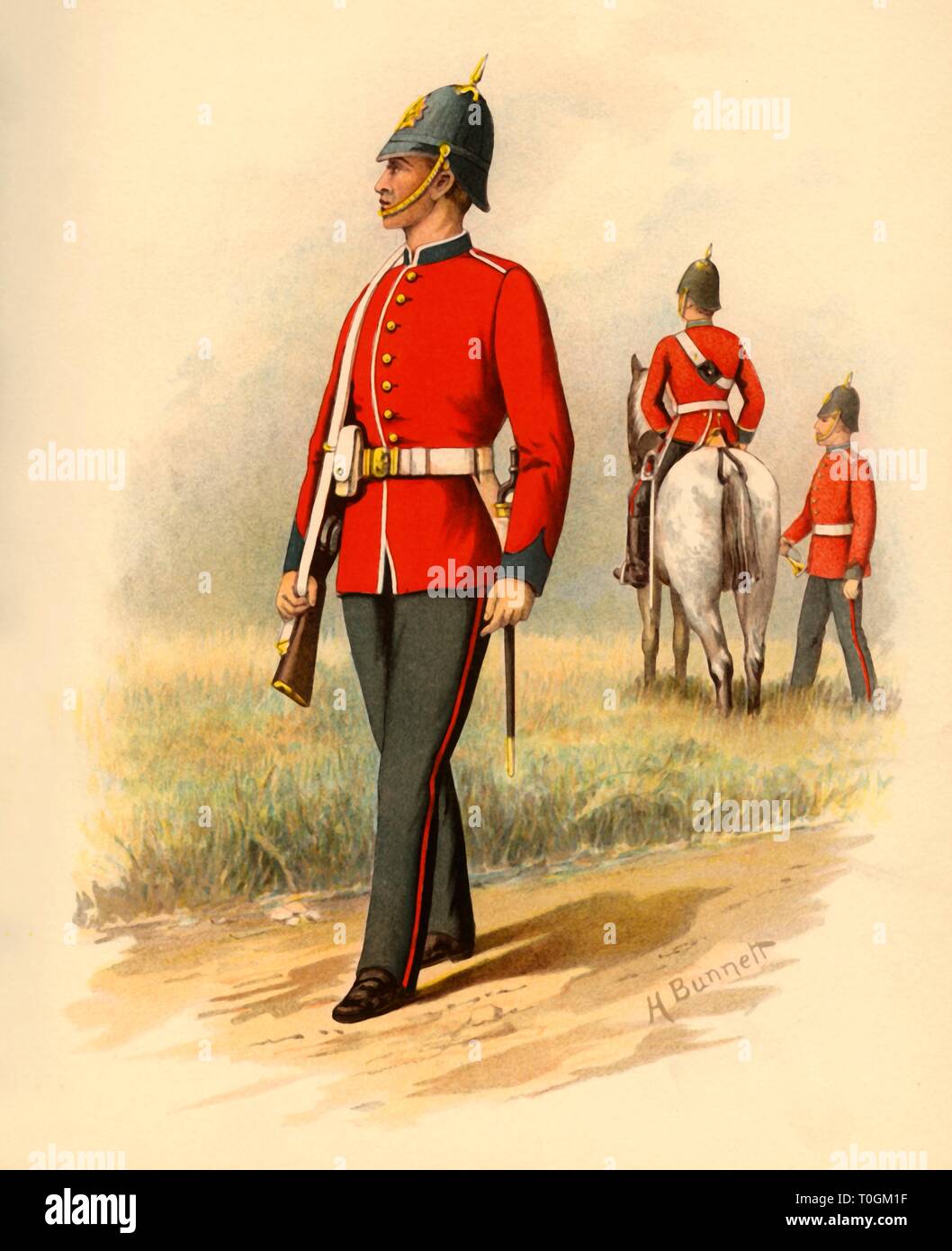 '1st Battalion (West Melbourne) Victorian Infantry', 1890. Creator ...