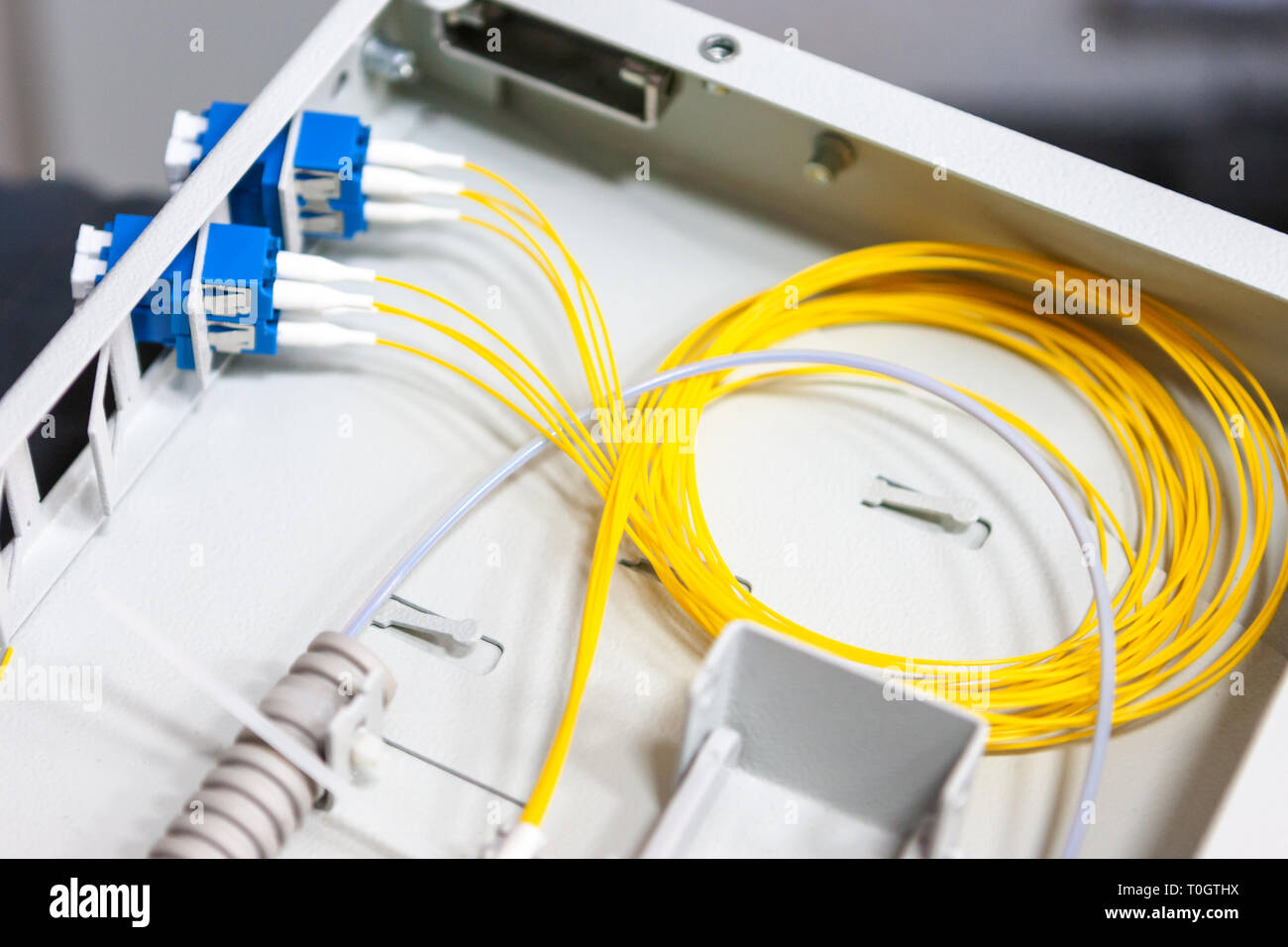 Installing fibre optic internet hi-res stock photography and images - Alamy