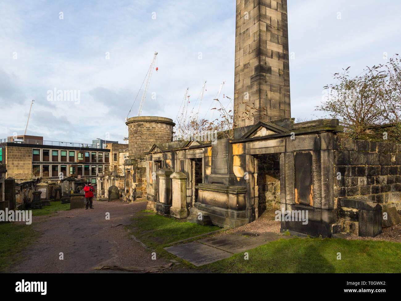 The old calton burial ground hi-res stock photography and images - Alamy