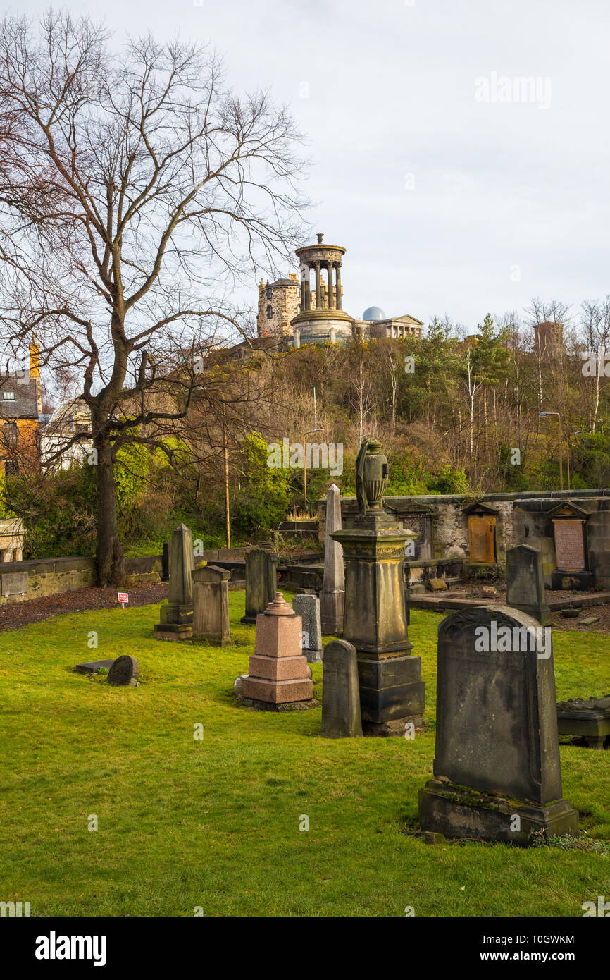 Edimburgh (Scotland) - The Old Calton Burial Ground, graveyard at ...