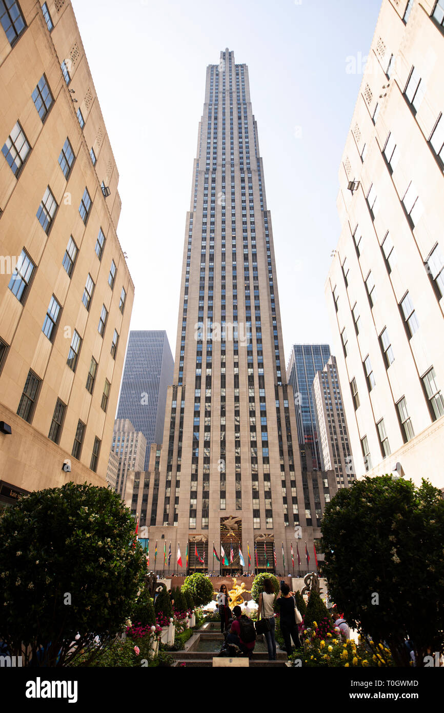 Rockefeller Center in New York City, USA Stock Photo - Alamy