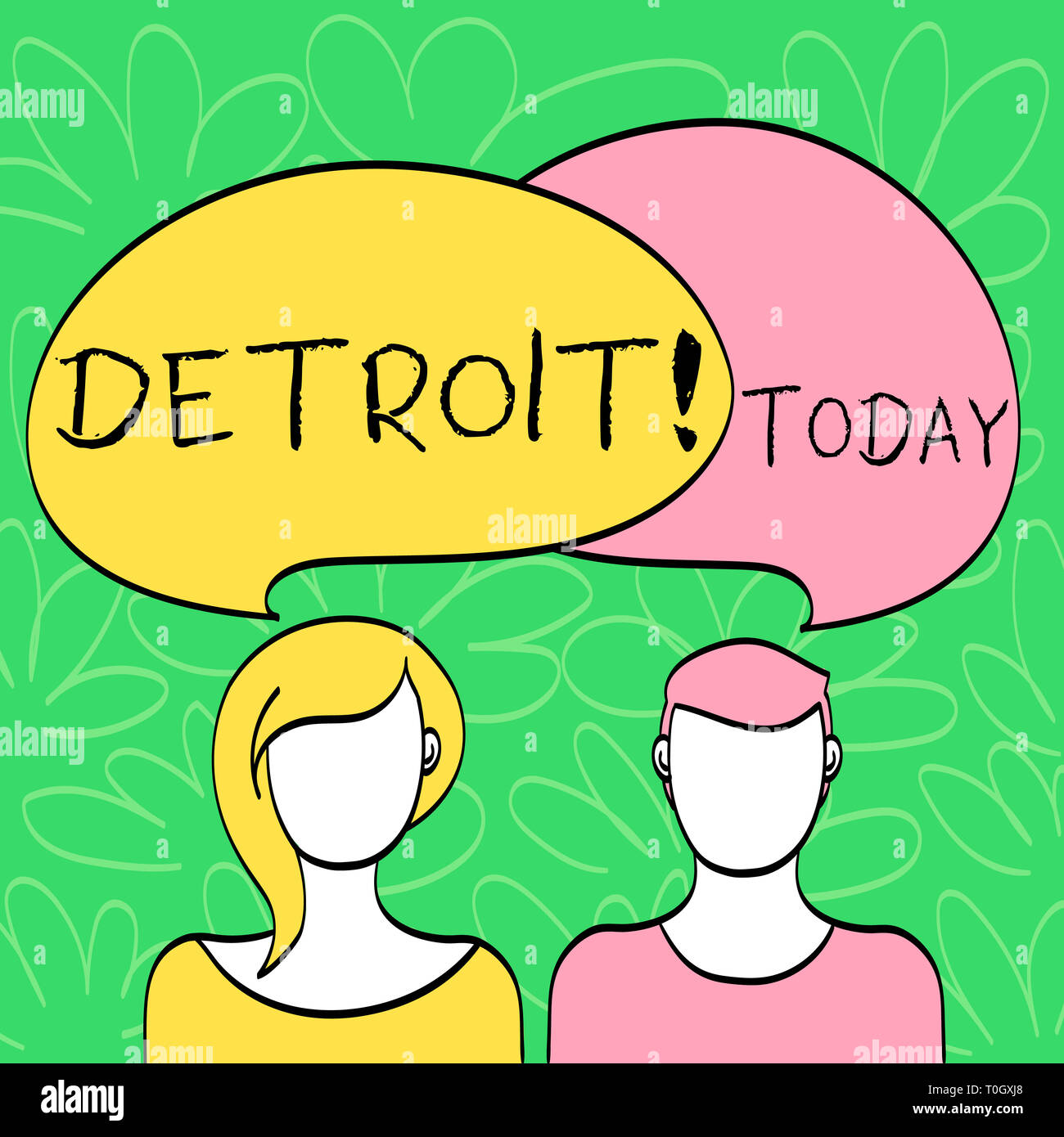 Conceptual hand writing showing Detroit. Concept meaning City in the ...