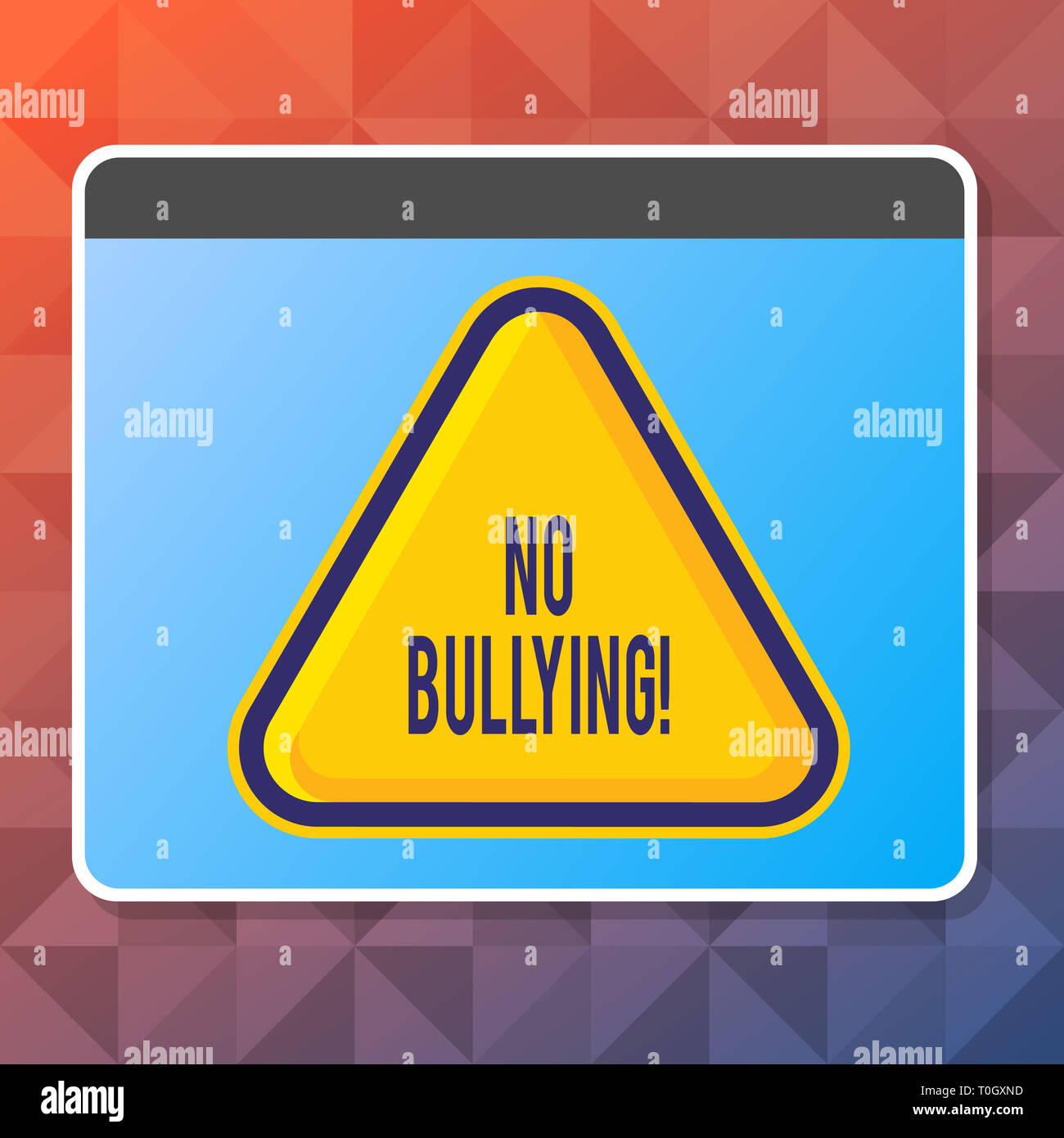 Handwriting text No Bullying. Conceptual photo stop aggressive behavior ...