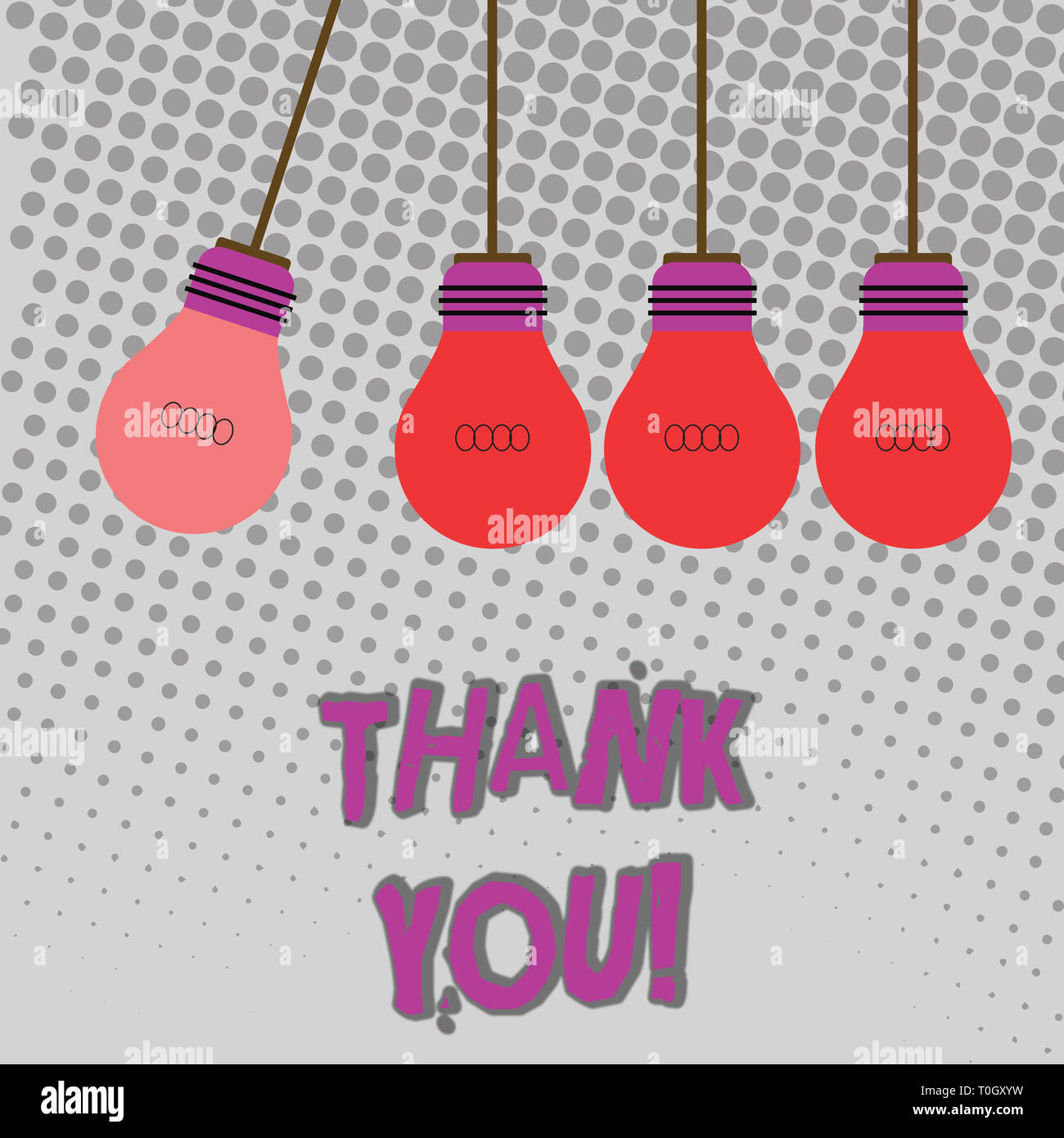 Handwriting text Thank You. Conceptual photo polite expression used ...