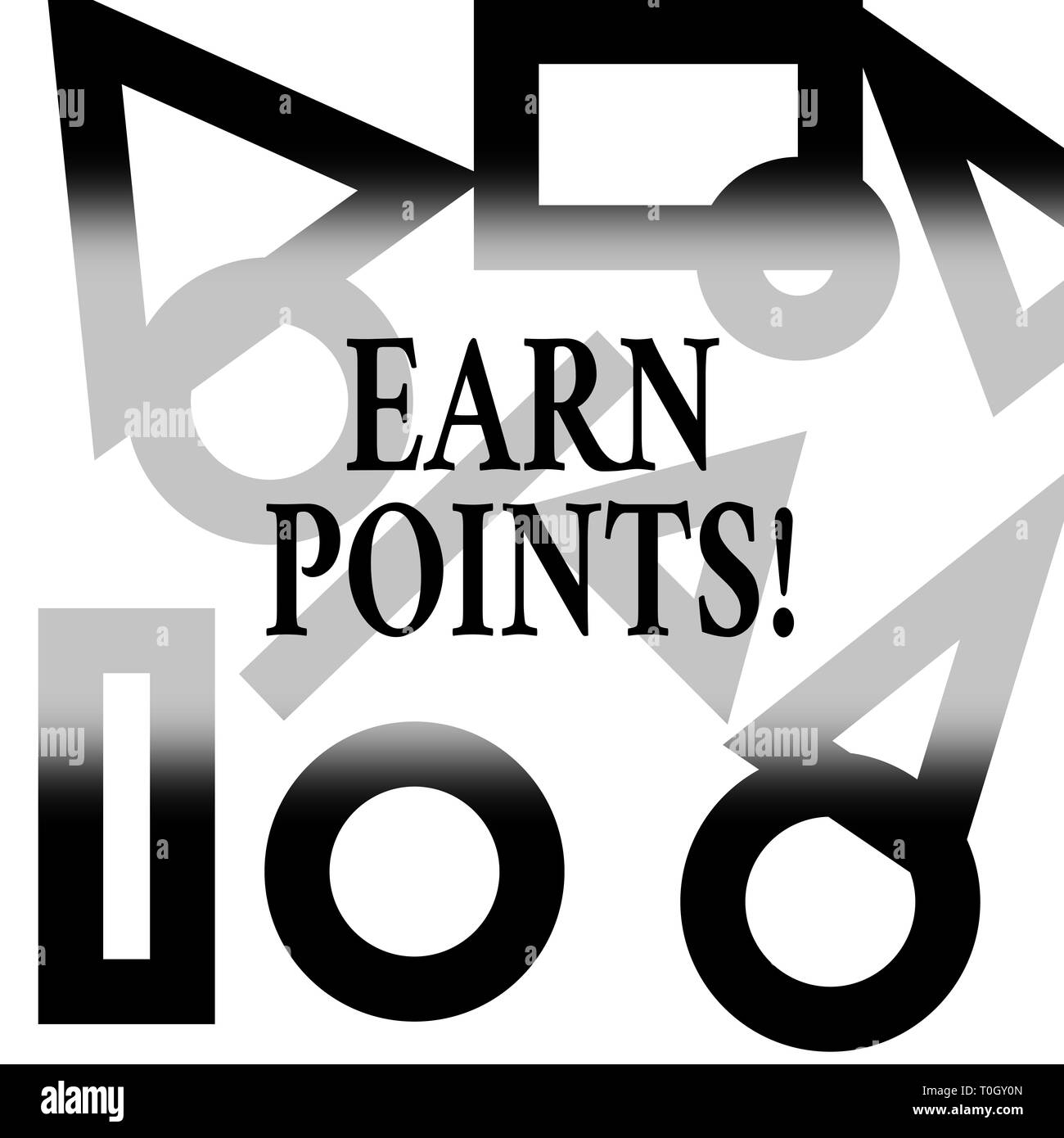 Conceptual hand writing showing Earn Points. Concept meaning collecting ...