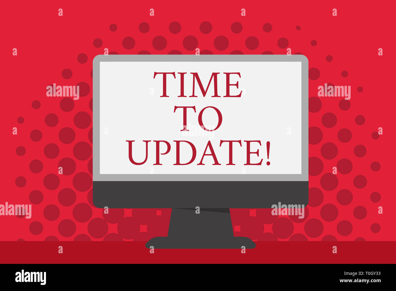 Word writing text Time To Update. Business photo showcasing Renewal ...