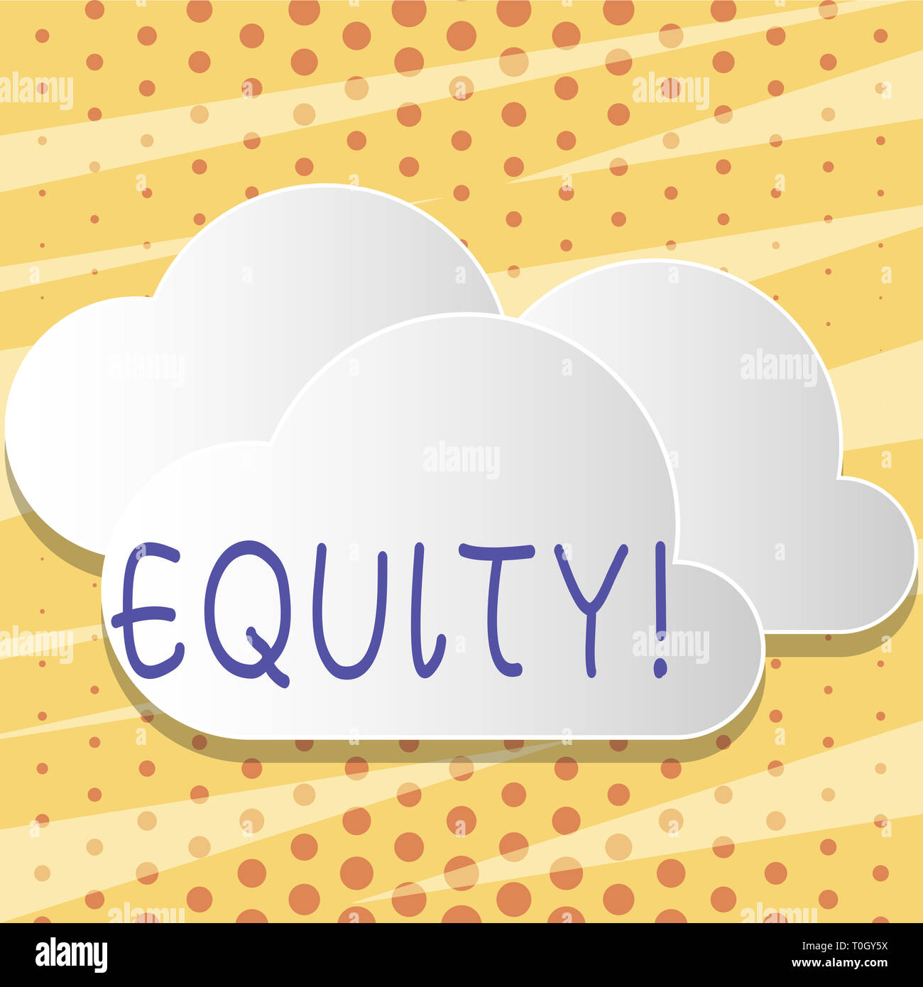 Text sign showing Equity. Business photo showcasing Value of a company ...