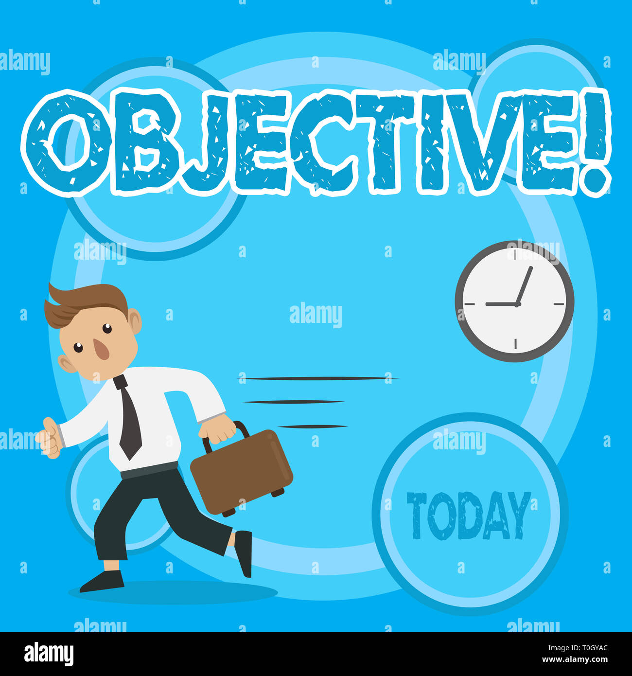 Word writing text Objective. Business photo showcasing Goal planned to ...
