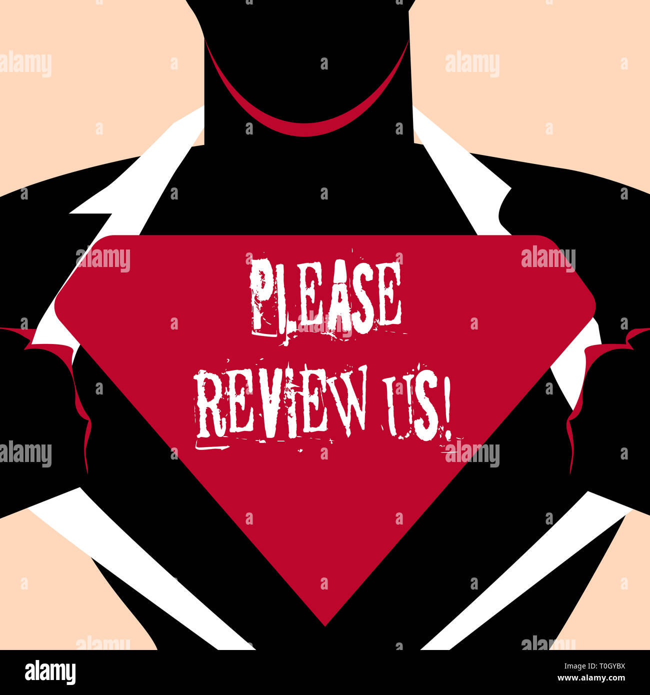 Handwriting text Please Review Us. Conceptual photo situation or system ...