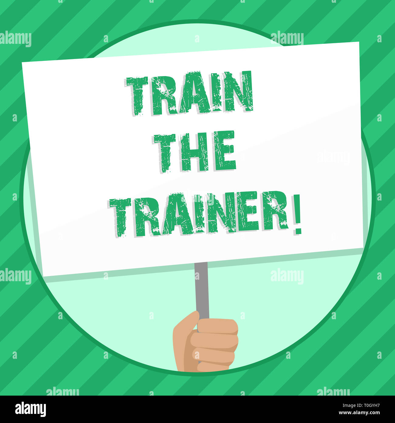 Handwriting text writing Train The Trainer. Conceptual photo Learning ...