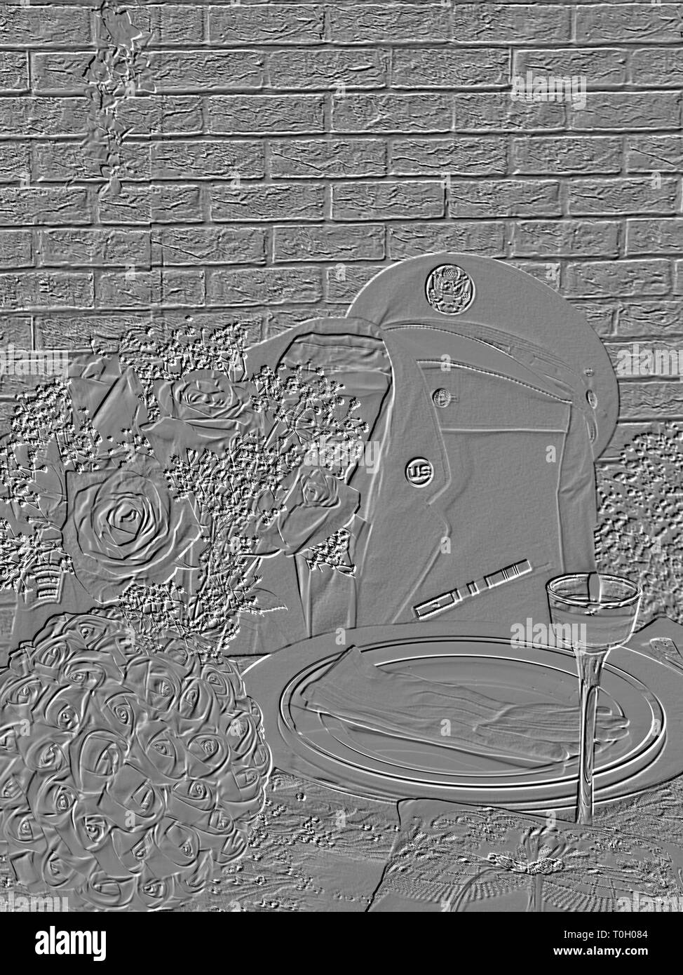 Embossed hat hi-res stock photography and images - Alamy