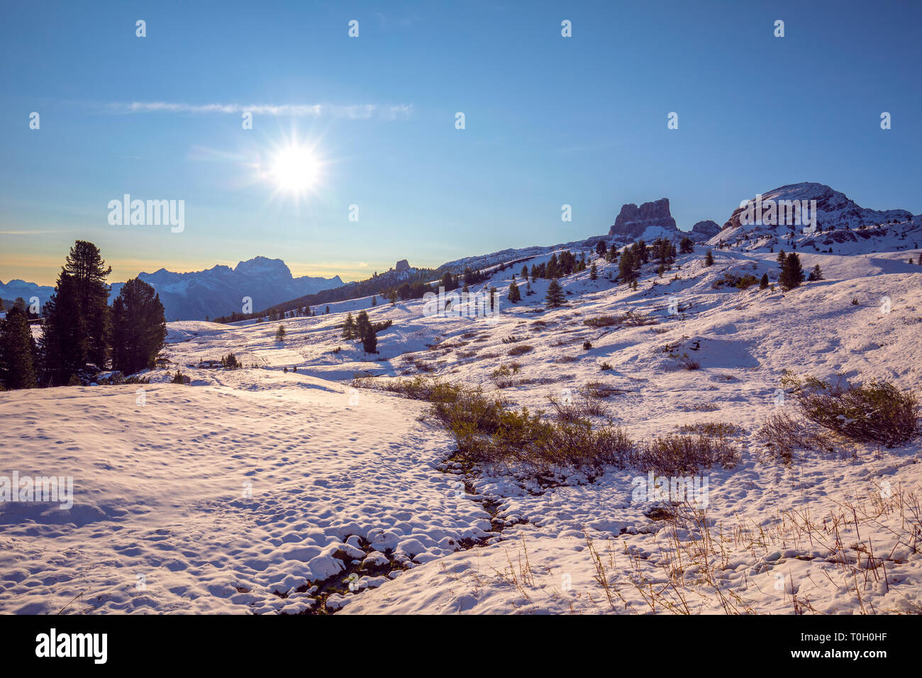 Winter in the dolomites hi-res stock photography and images - Alamy