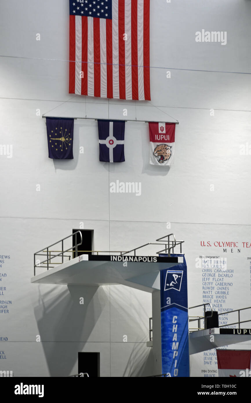 NCAA Diving Platform Stock Photo - Alamy
