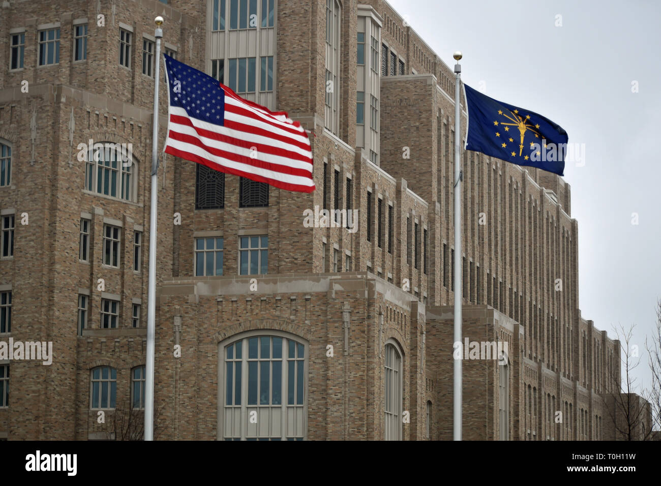 American irish flags castle hi-res stock photography and images - Alamy