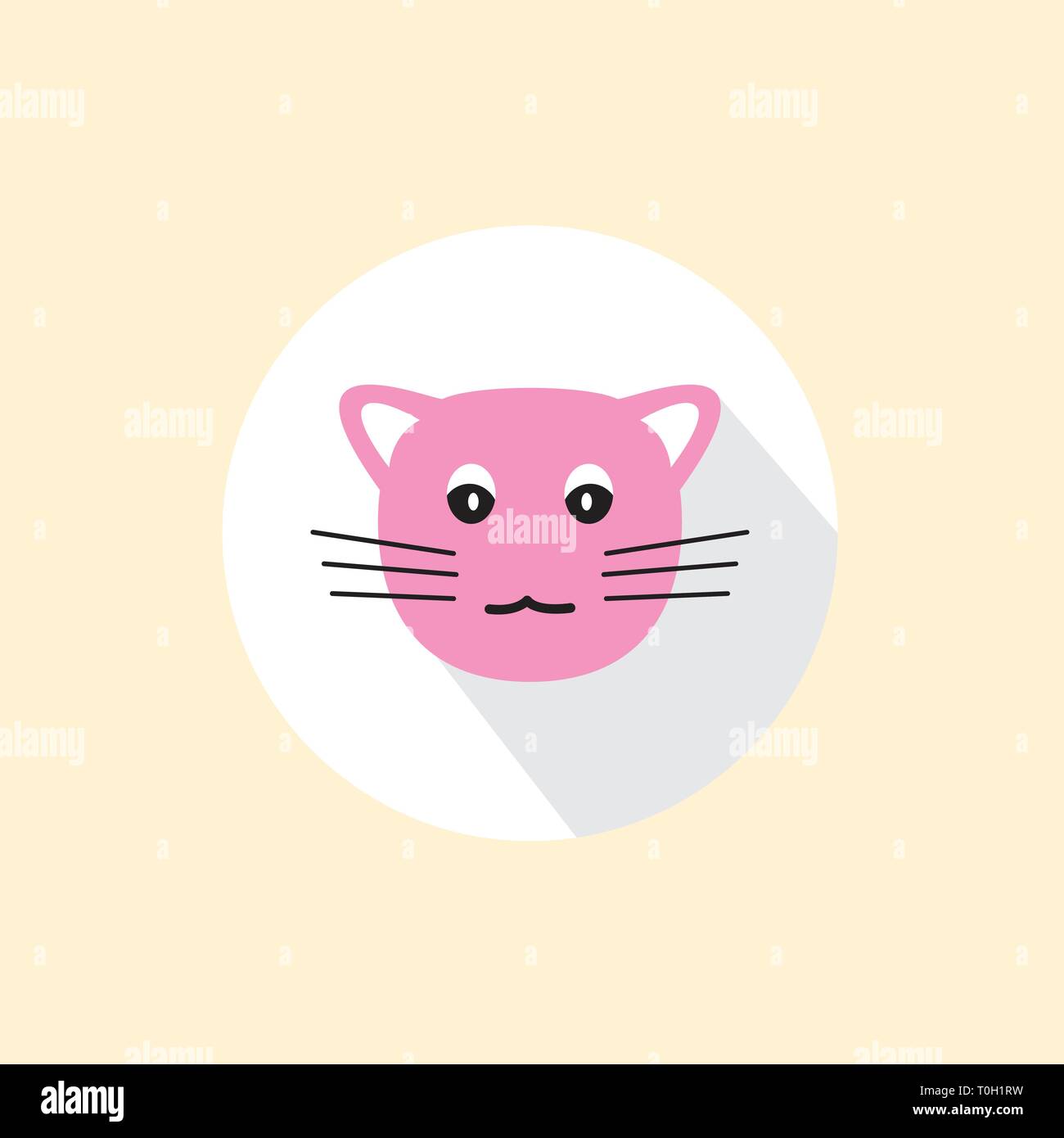 cute cat icon vector design Stock Vector Image & Art - Alamy