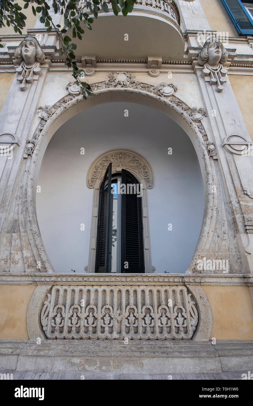 Lecce, Puglia, Italy - Baroque house and historical center in the old ...