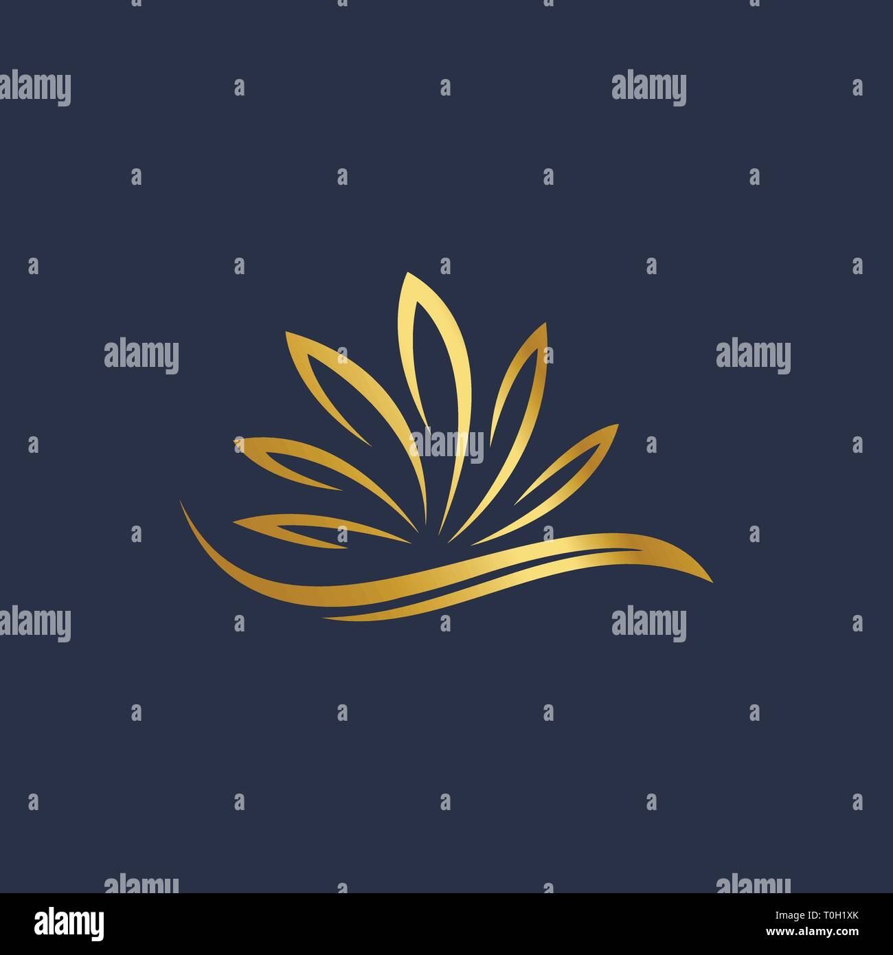 Luxury abstract lotus symbol logo Stock Vector Image & Art - Alamy