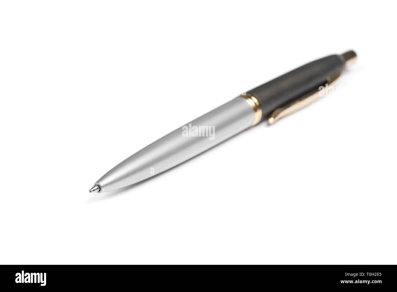 Mechanical ballpoint pen isolated on white Stock Photo - Alamy