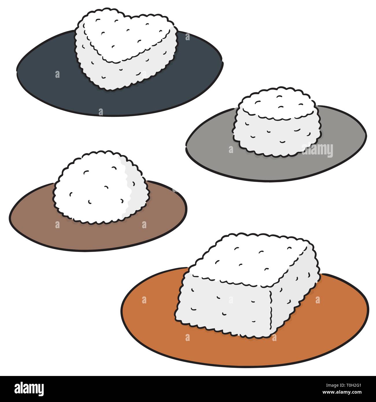 vector set of rices Stock Vector Image & Art - Alamy