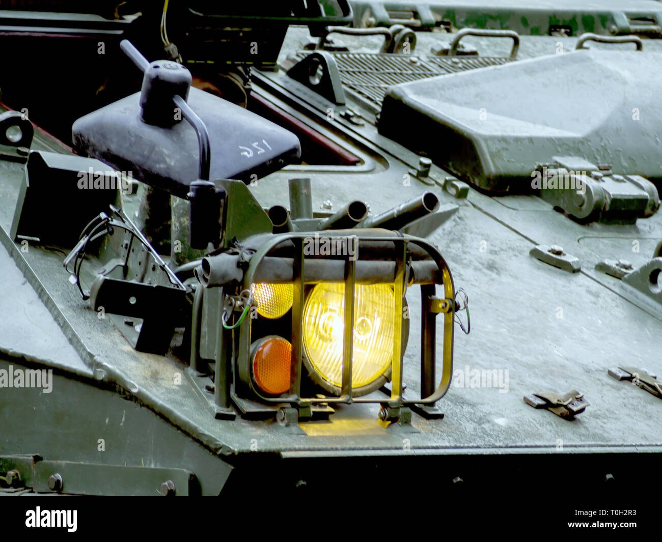 Headlight military vehicle hi-res stock photography and images - Alamy