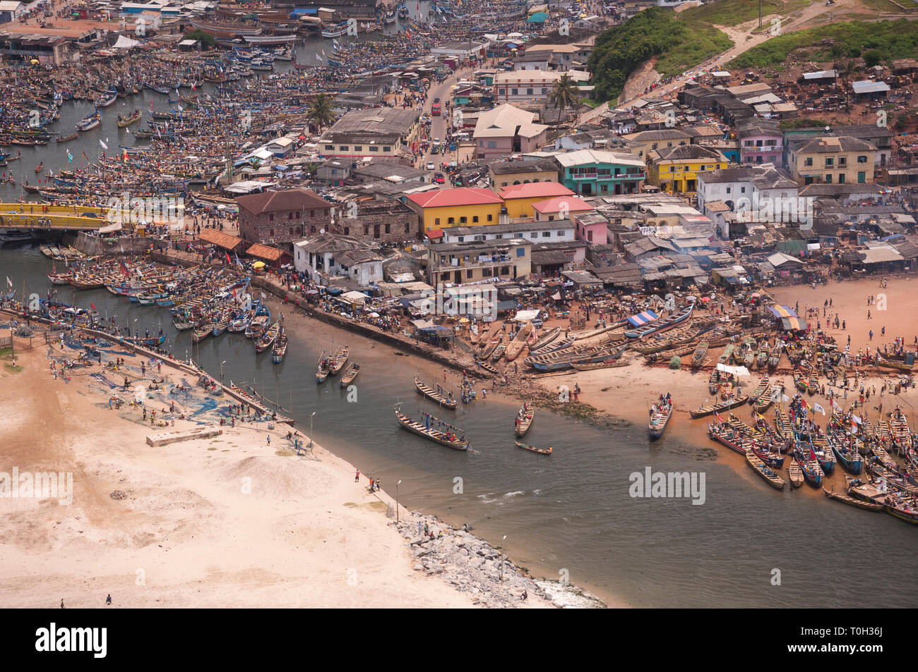 Ghanaian Coast 2010, west of Accra Stock Photo - Alamy