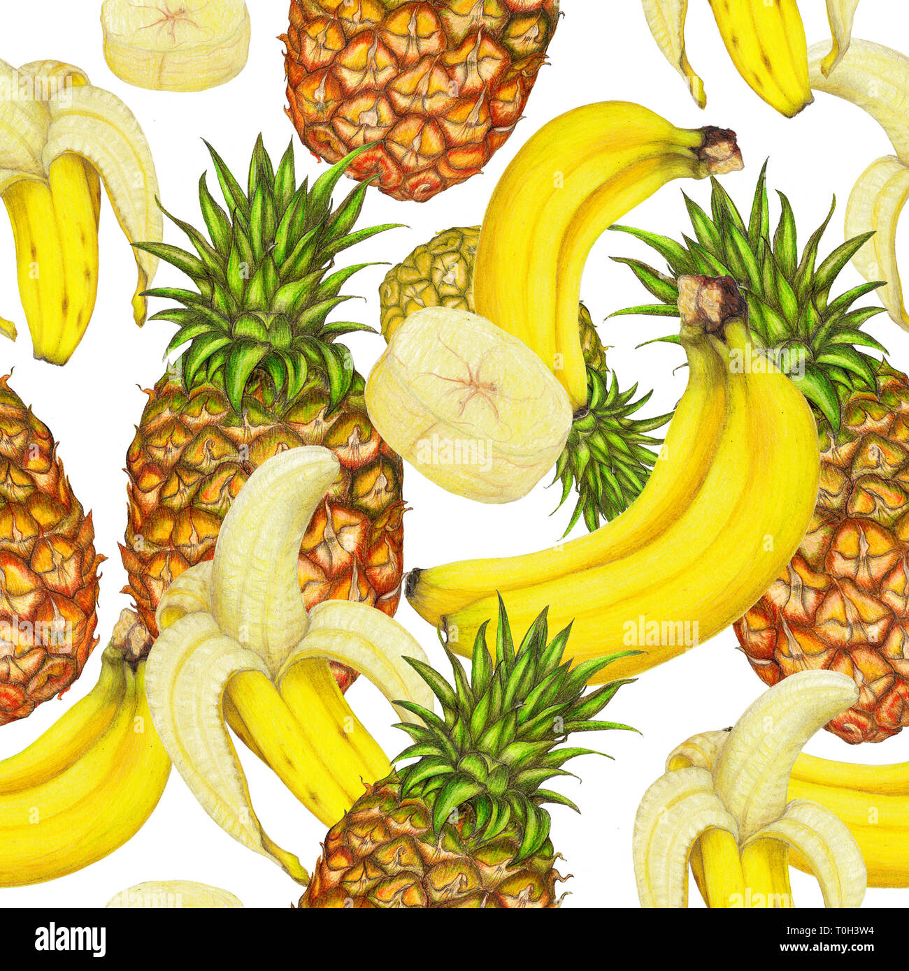 Pencil Drawing Fruits High Resolution Stock Photography and Images - Alamy