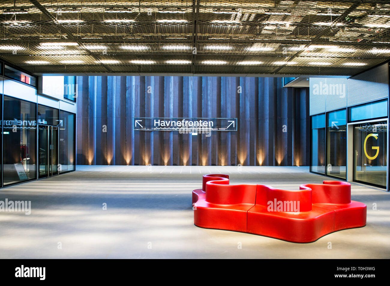 Denmark, Copenaghen, the Blox building, the DAC exhibition,danish ...