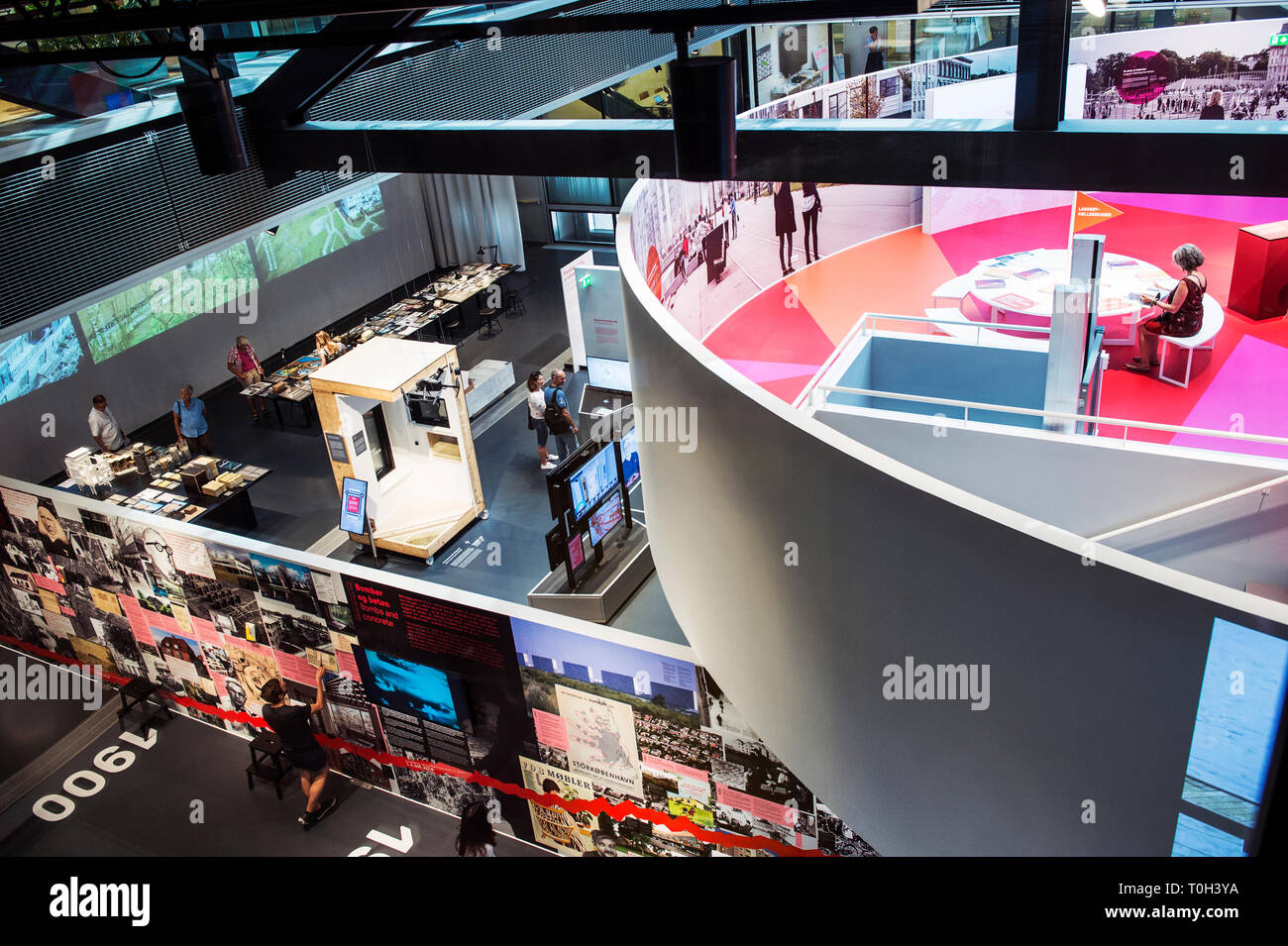 Denmark, Copenaghen, the Blox building, the DAC exhibition,danish ...