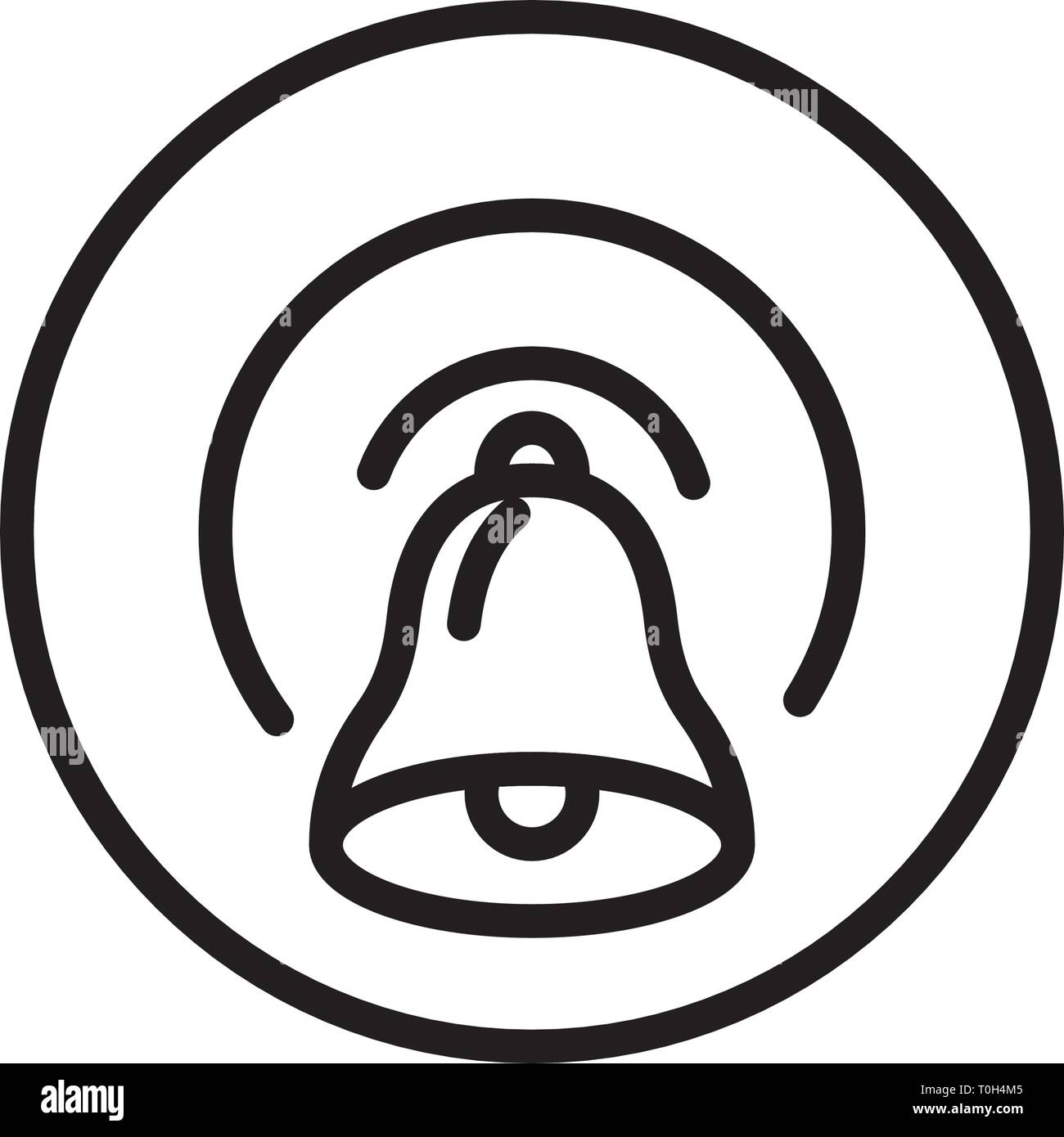 Bell button Stock Vector Images - Alamy