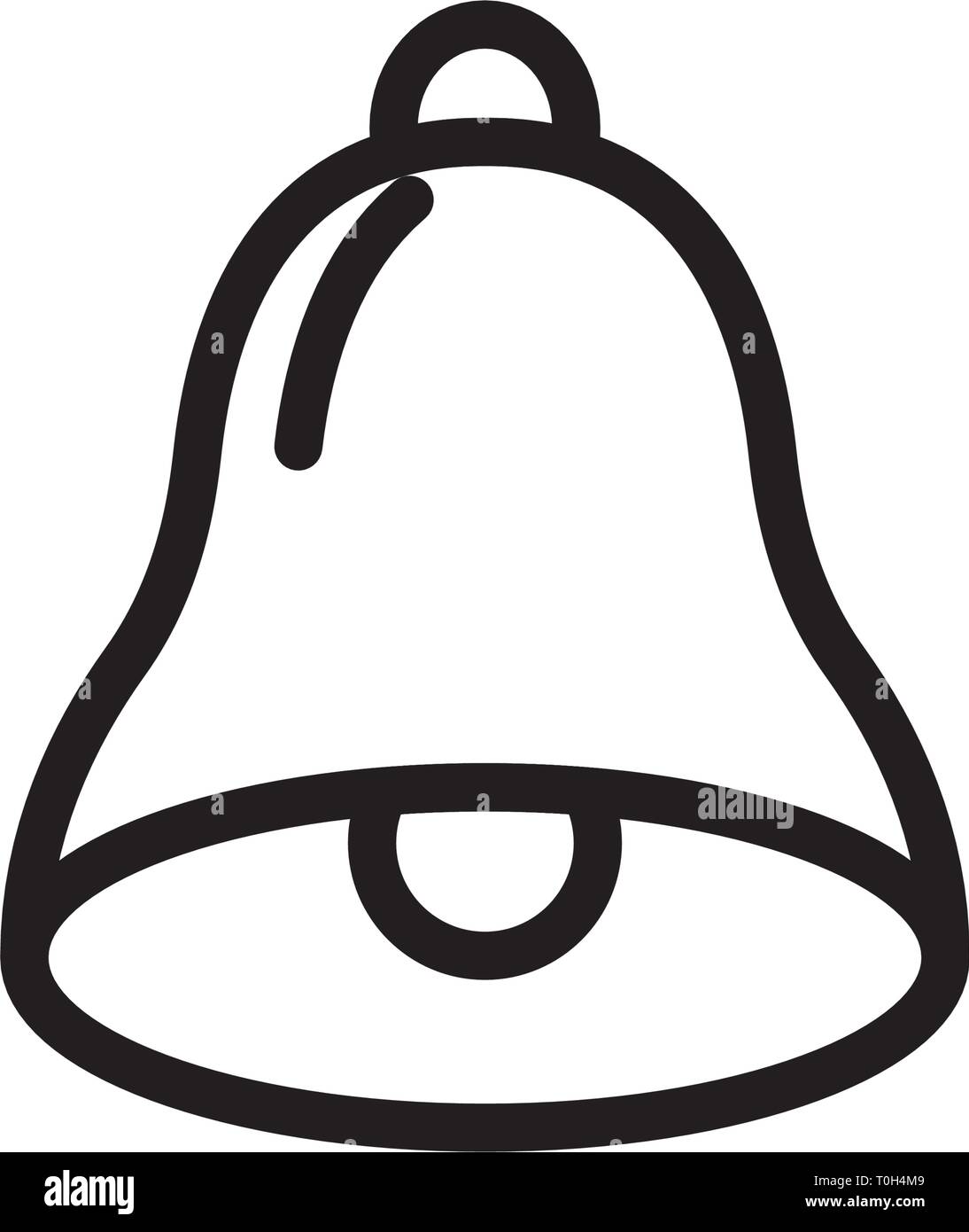 bell icon template Stock Vector Image & Art - Alamy