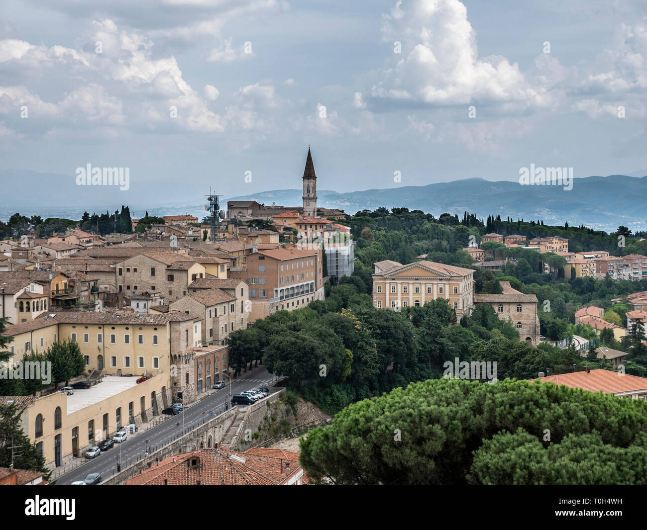 Rooftops and hillsides hi-res stock photography and images - Alamy