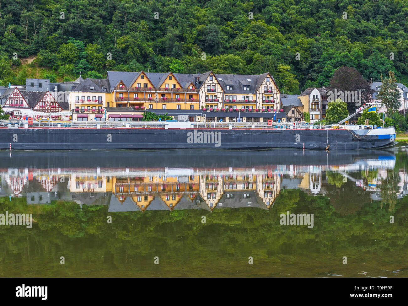 Moselle Valley, Germany - famous for its white wine production, the ...