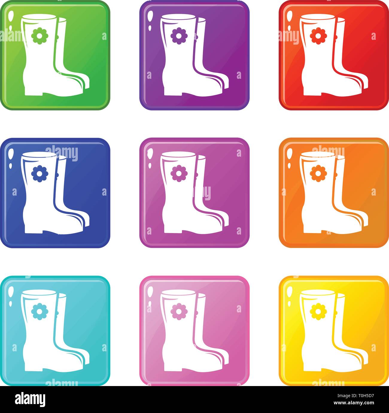 Gumboots child Stock Vector Images - Alamy