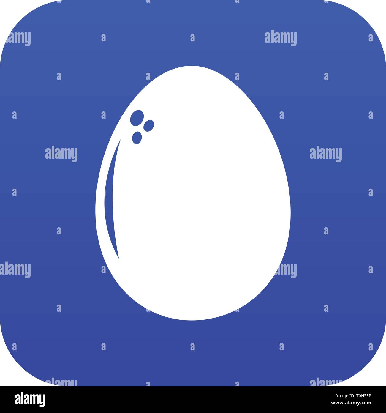 Egg icon blue vector Stock Vector Image & Art - Alamy