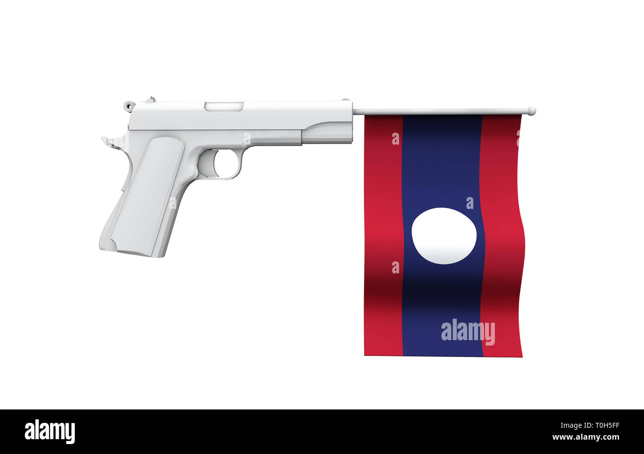 Laos gun hi-res stock photography and images - Alamy