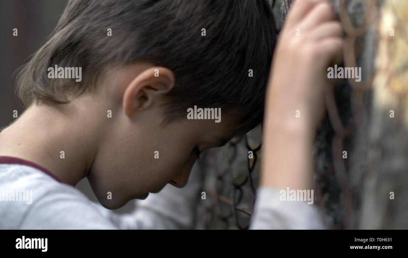 Tired boy hi-res stock photography and images - Alamy