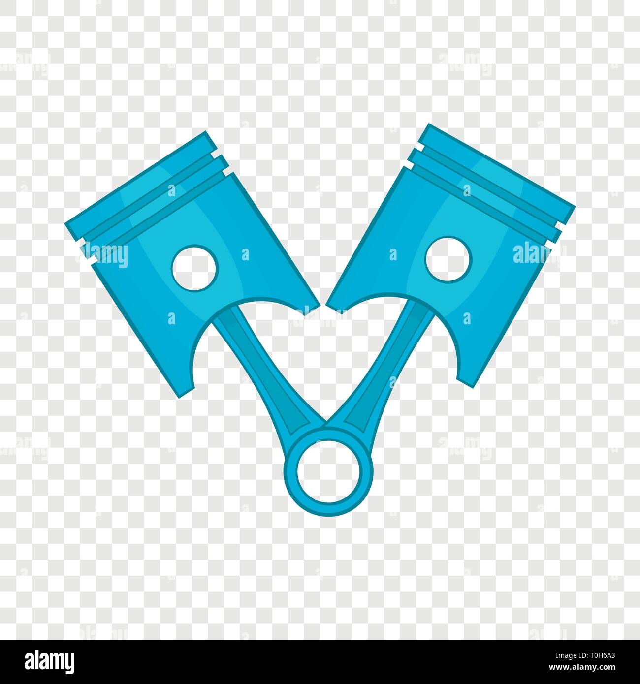 Car piston icon, cartoon style Stock Vector Image & Art - Alamy