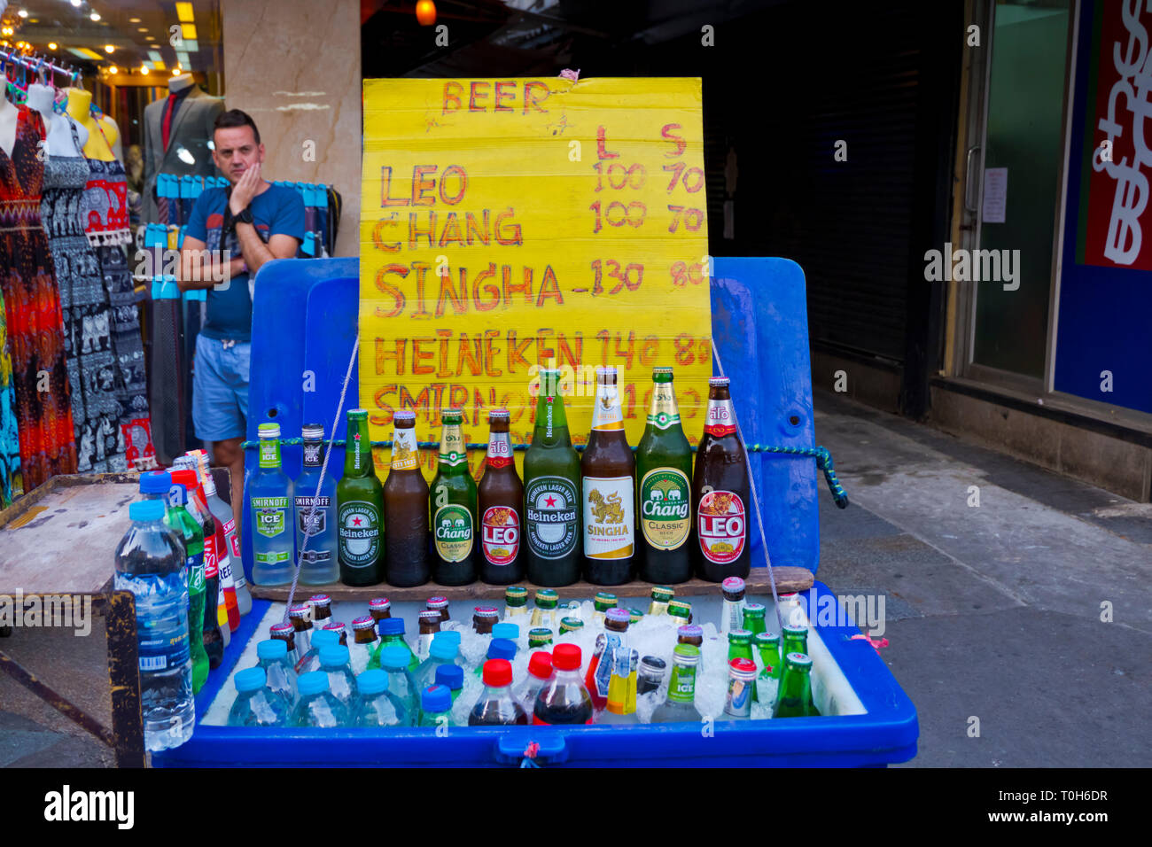 Beer sign thailand hi-res stock photography and images - Alamy