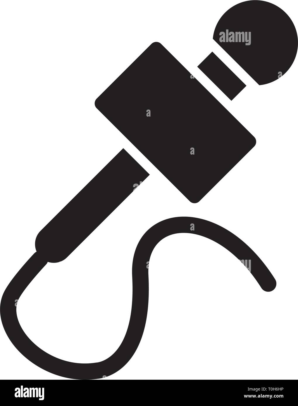 Mic vector vectors hi-res stock photography and images - Alamy