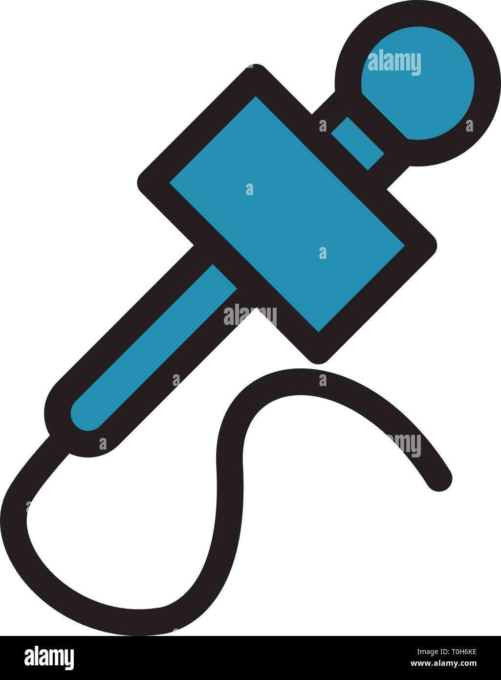 mic icon template Stock Vector Image & Art - Alamy