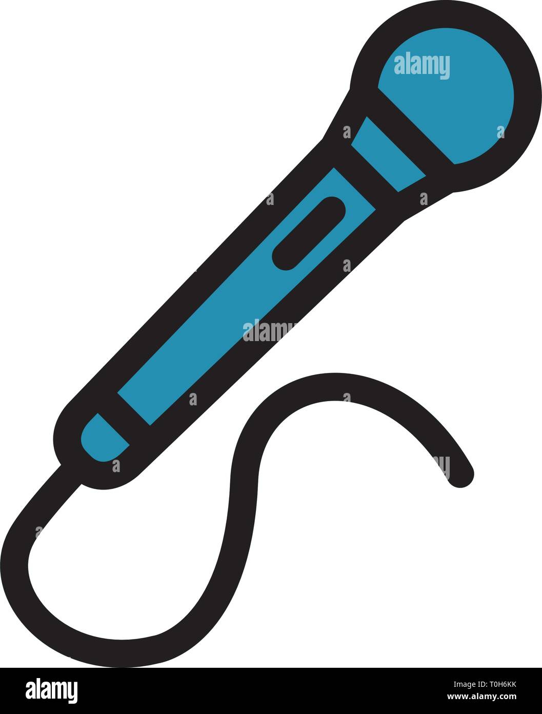 mic icon template Stock Vector Image & Art - Alamy